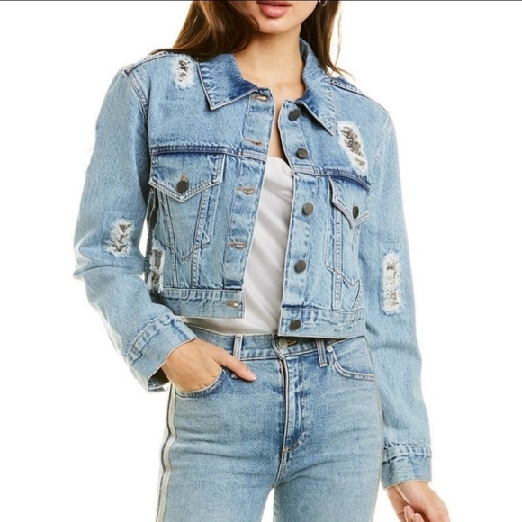 Alice + Olivia | Jackets & Coats | Alice Olivia What A Babe Chainmail ...